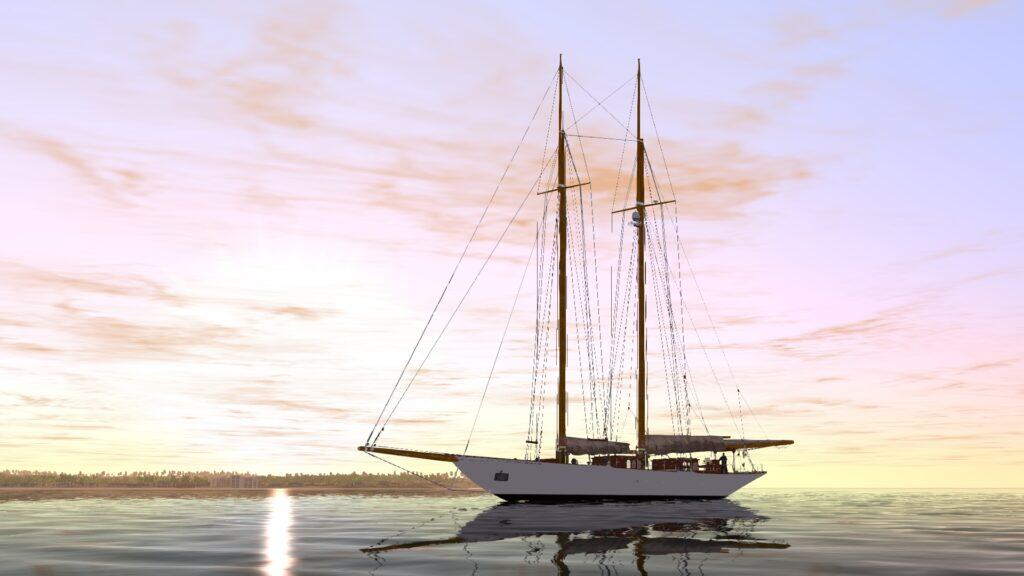 Auxiliary Schooner “Invader” 1905 – SIM3D