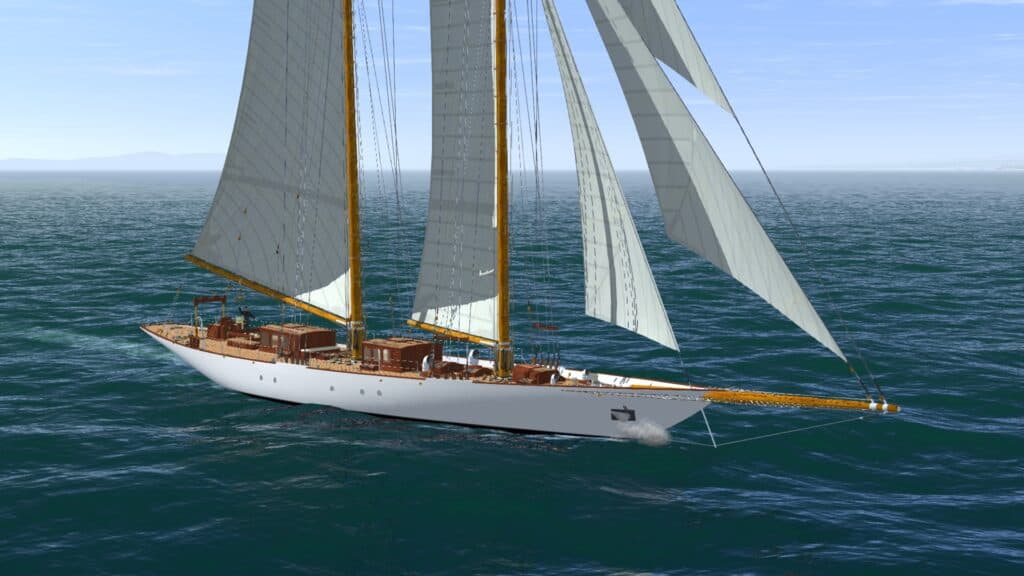 Auxiliary Schooner “Invader” 1905 – SIM3D