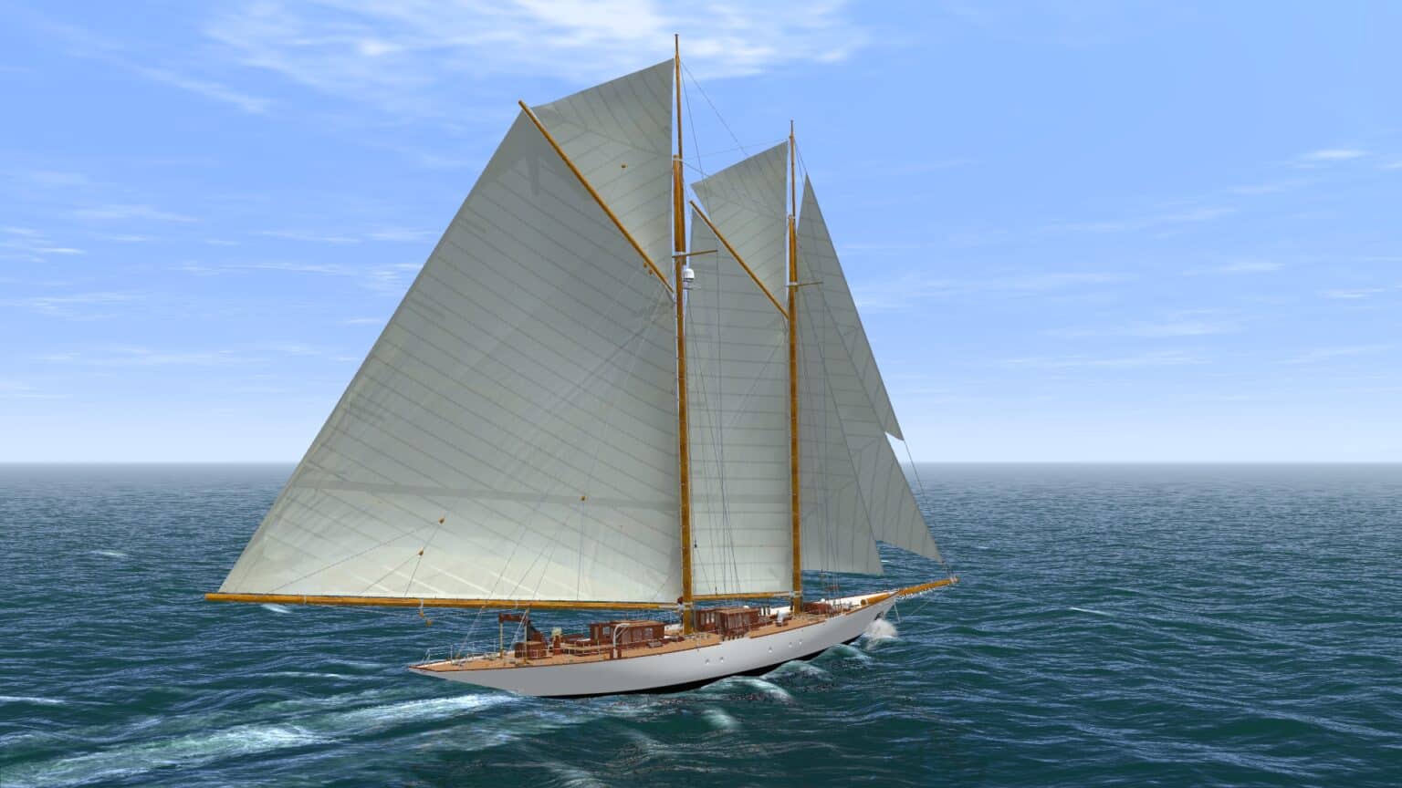 Auxiliary Schooner “Invader” 1905 – SIM3D