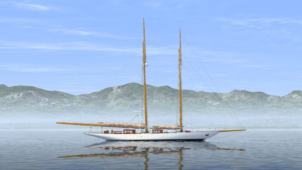 Auxiliary Schooner “Invader” 1905 – SIM3D
