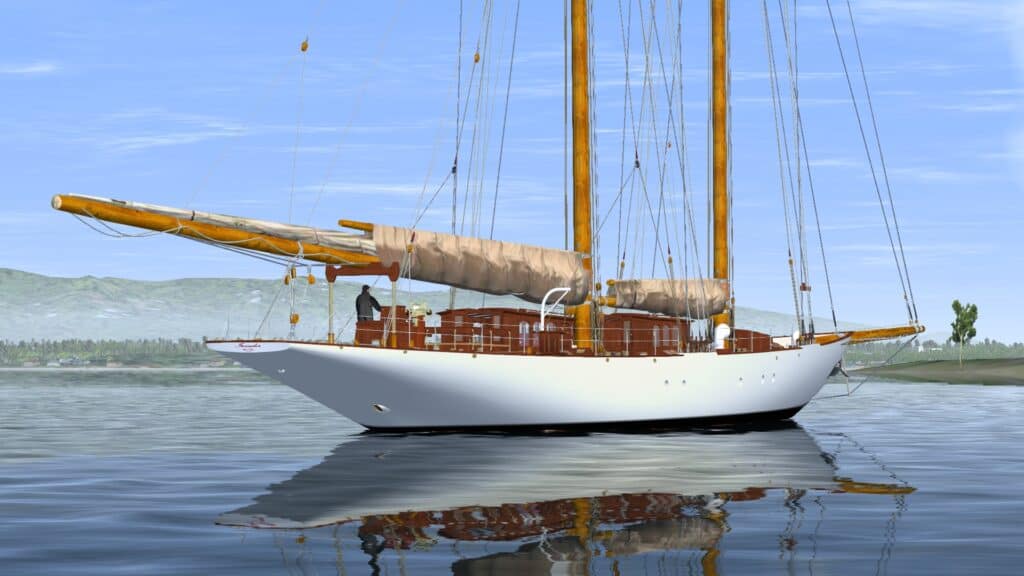 Auxiliary Schooner “Invader” 1905 – SIM3D