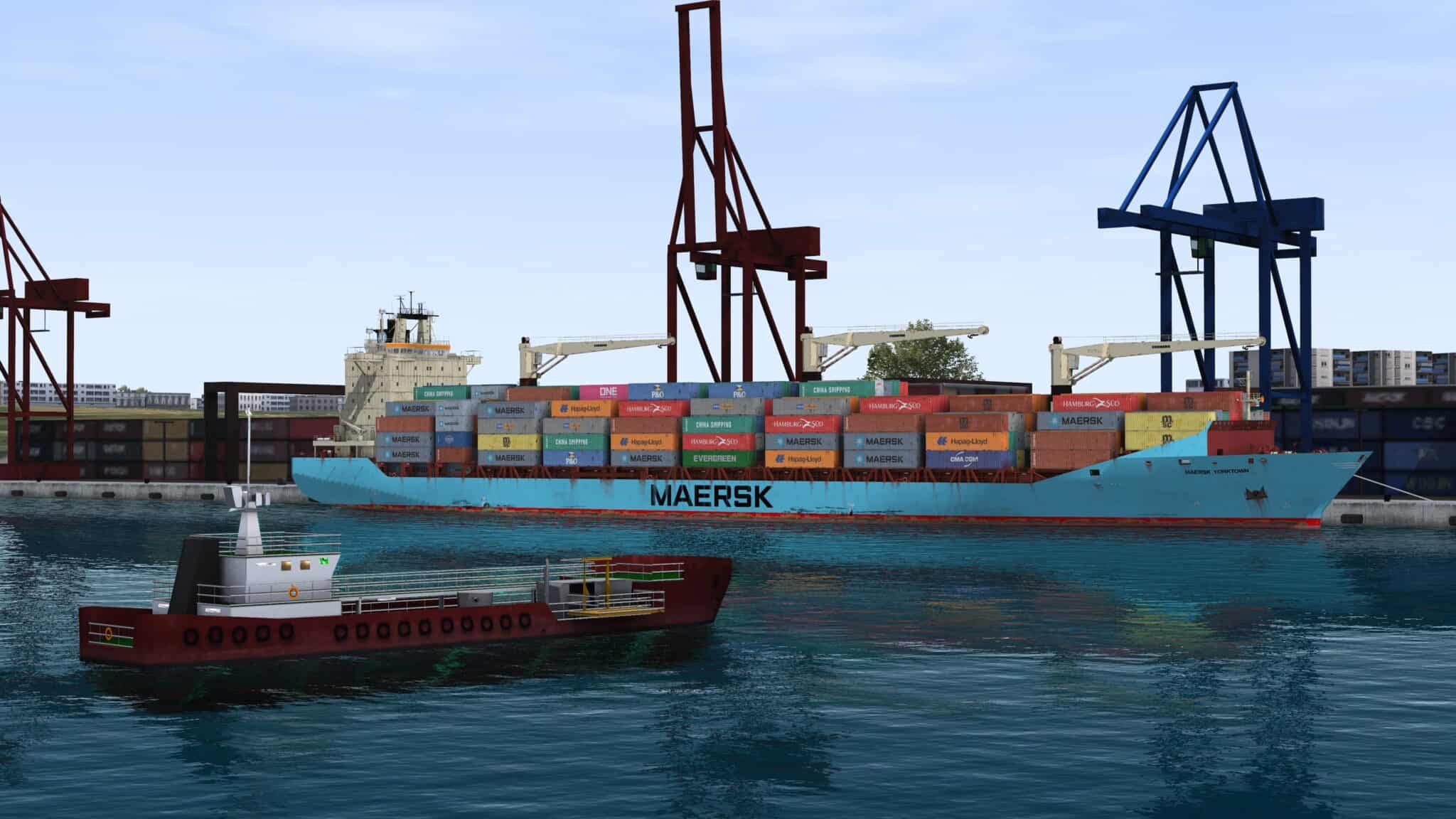 2500TEU Feeder Container Ship – SIM3D