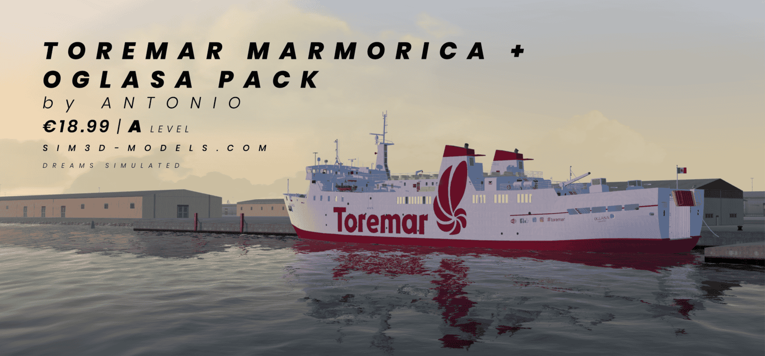 Toremar Oglasa + Marmorica Pack now available – SIM3D