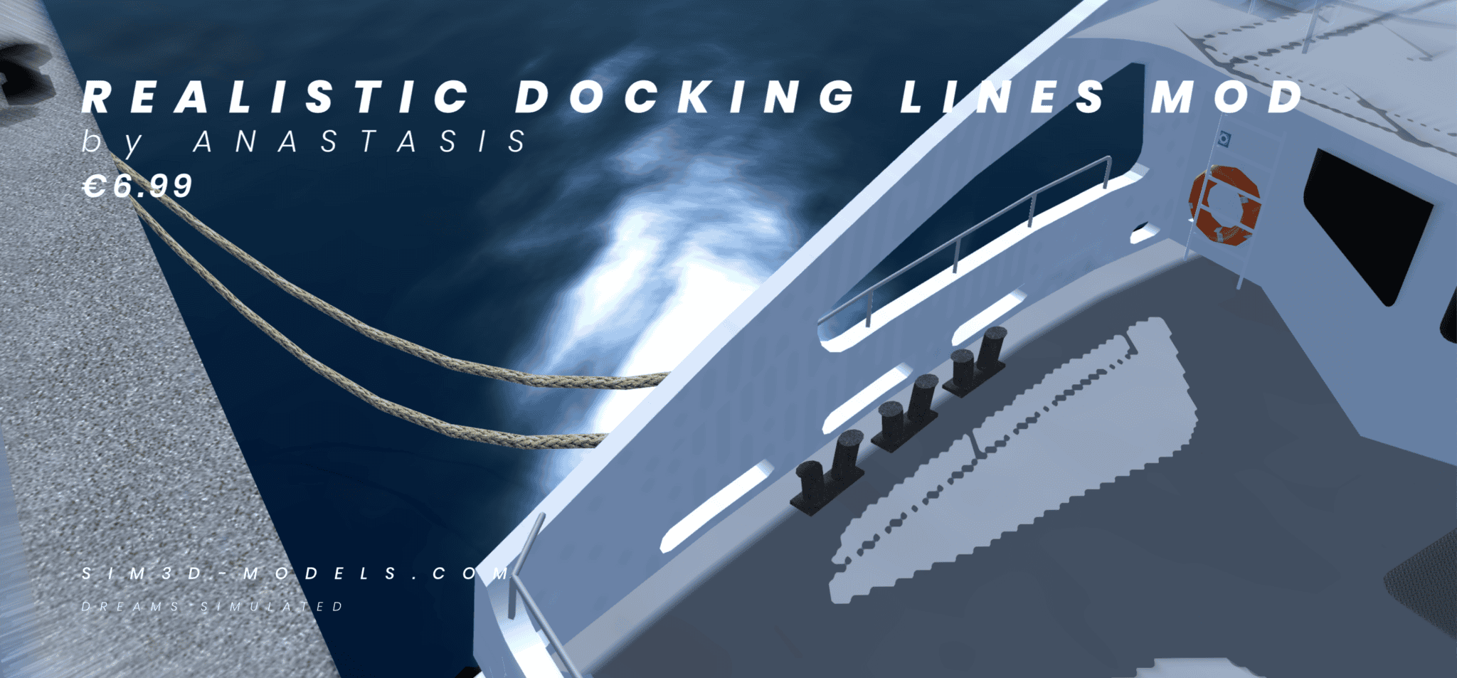 Realistic Docking Lines Mod now available – SIM3D