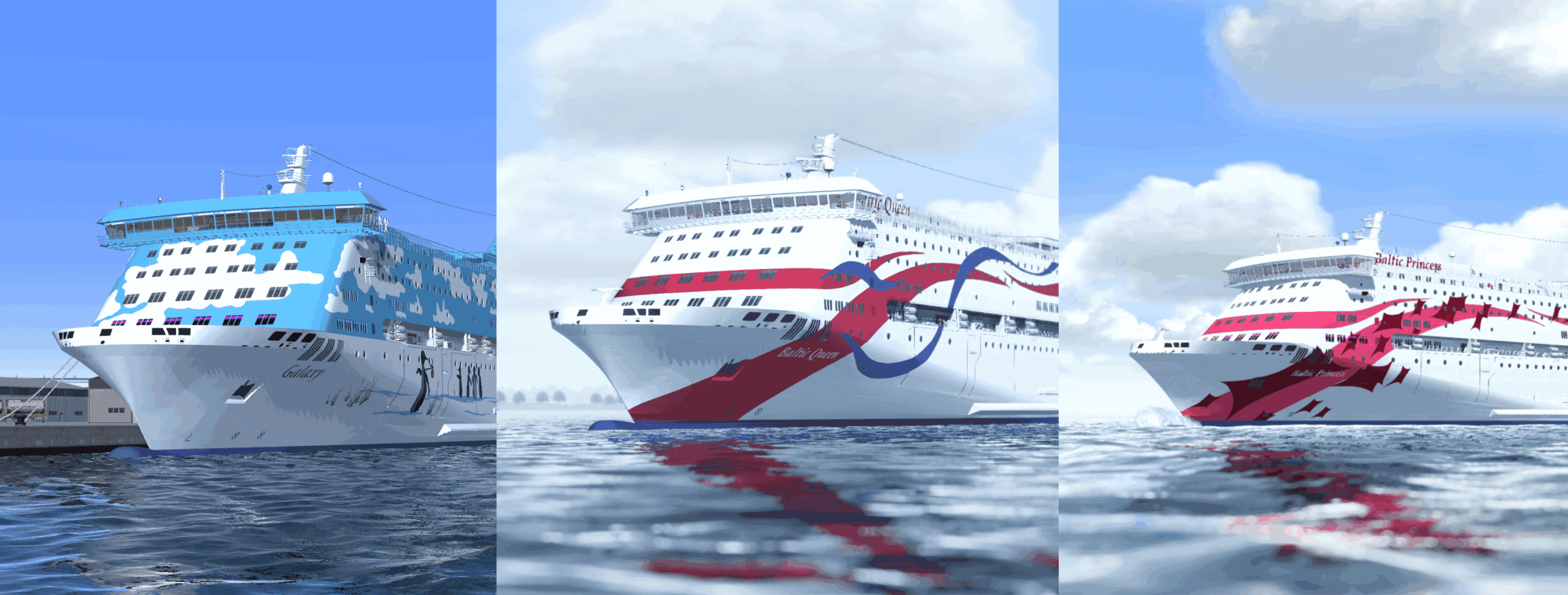Baltic Queen, Baltic Princess, Galaxy Pack – SIM3D